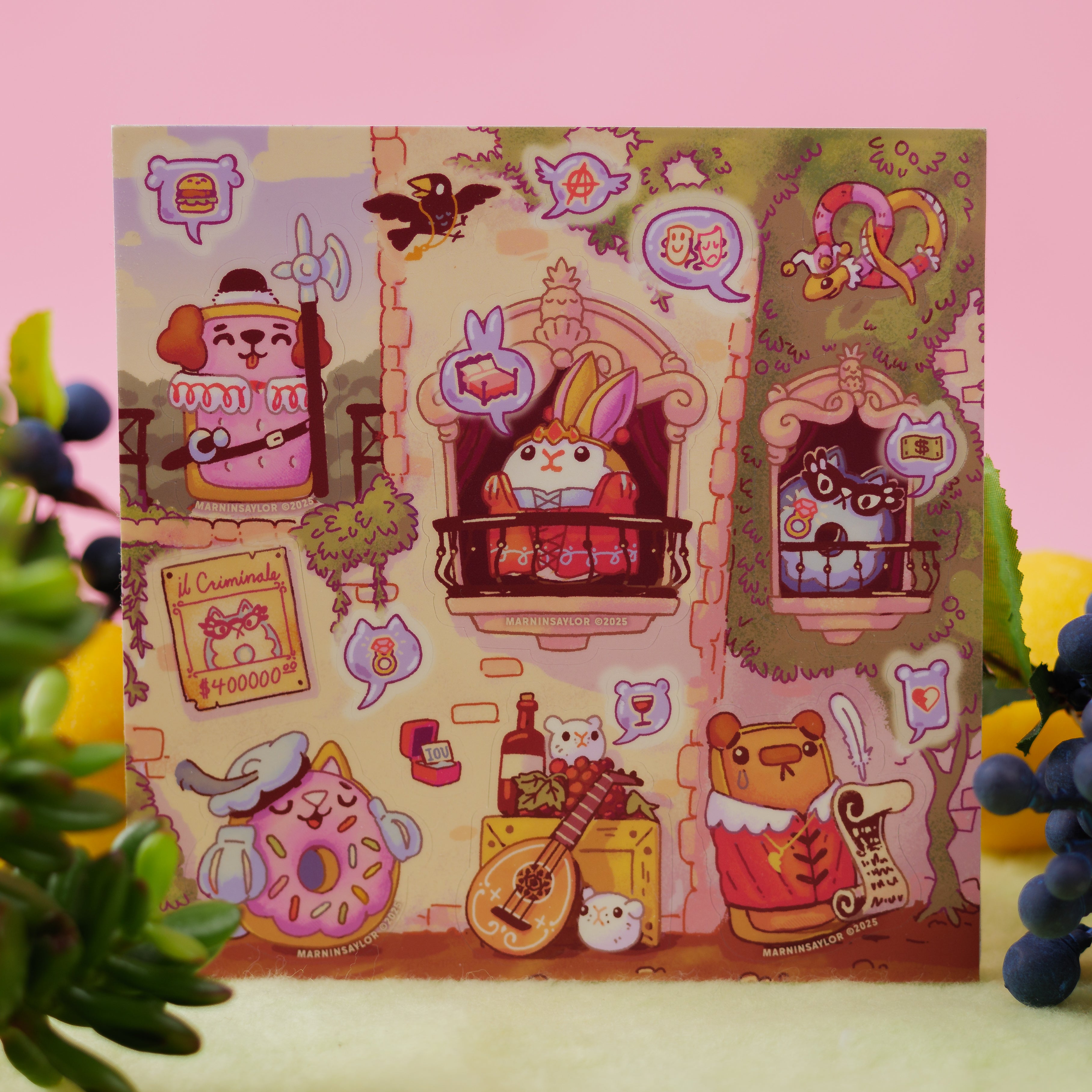 Life's A Stage Sticker Sheet | MarninSaylor