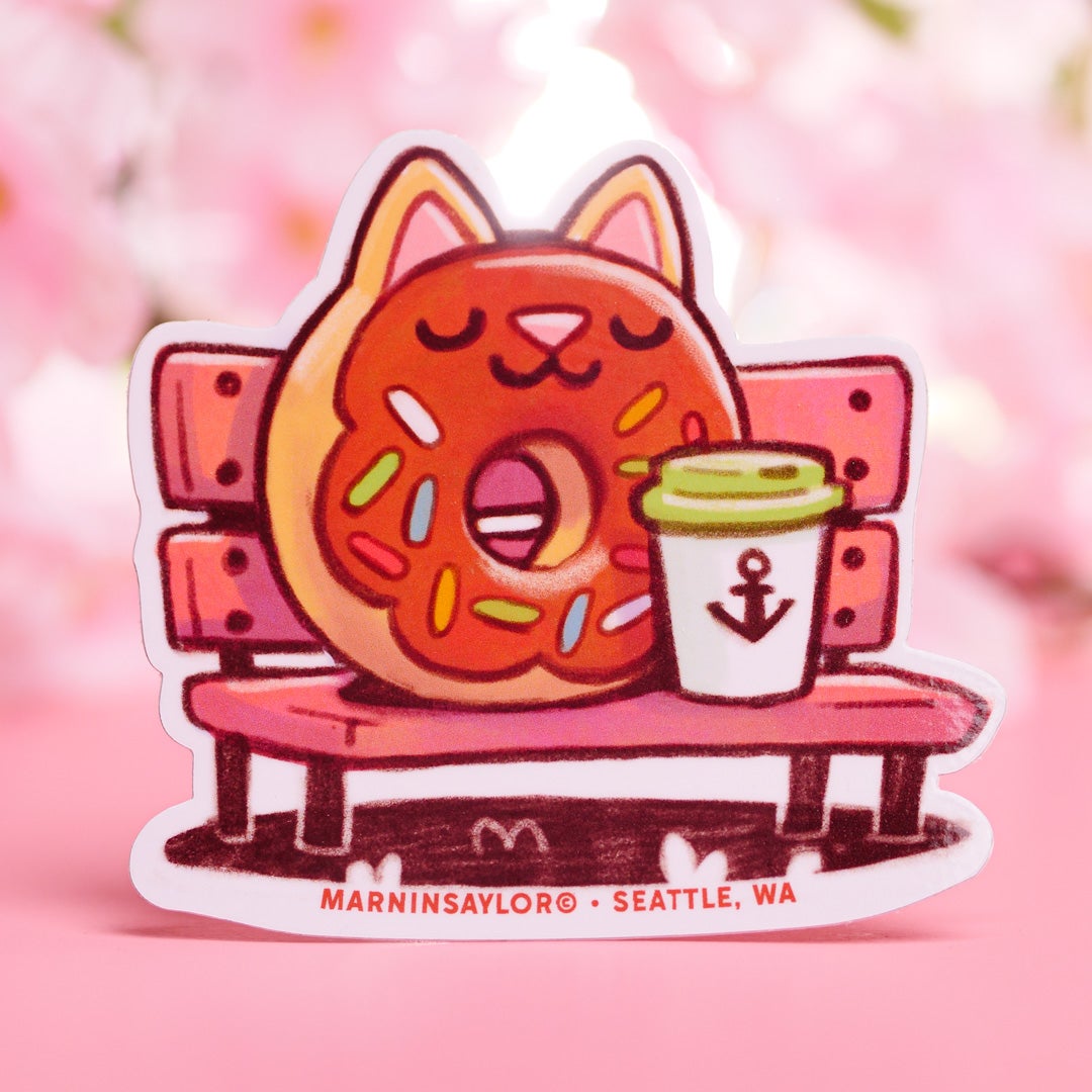 Cinnamon Bun Sticker | Delightful Pastry-Inspired Design | MarninSaylor ...