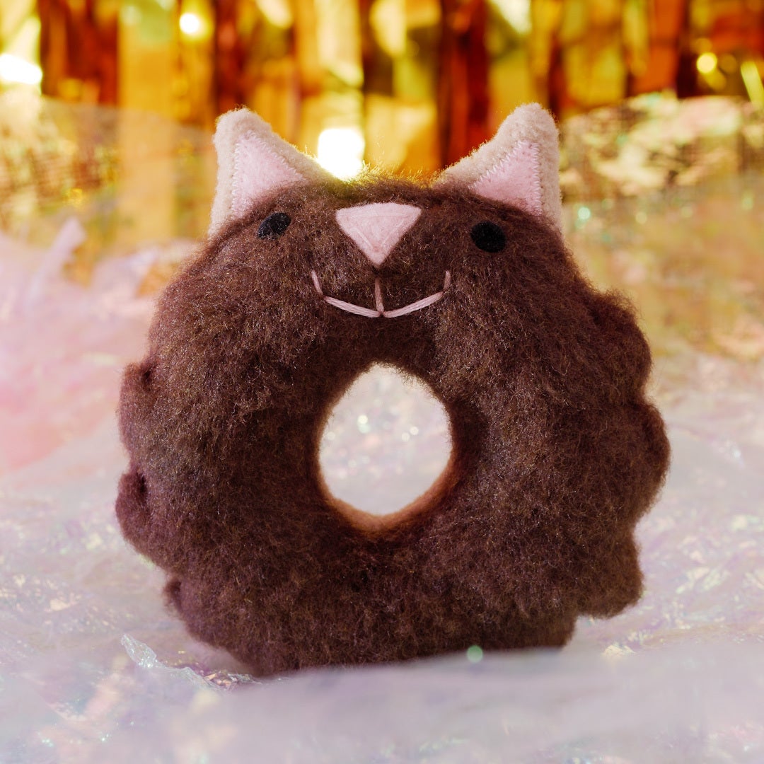 Chocolate Donut Cat Plush: A Classic Companion with a Heart of Gold ...
