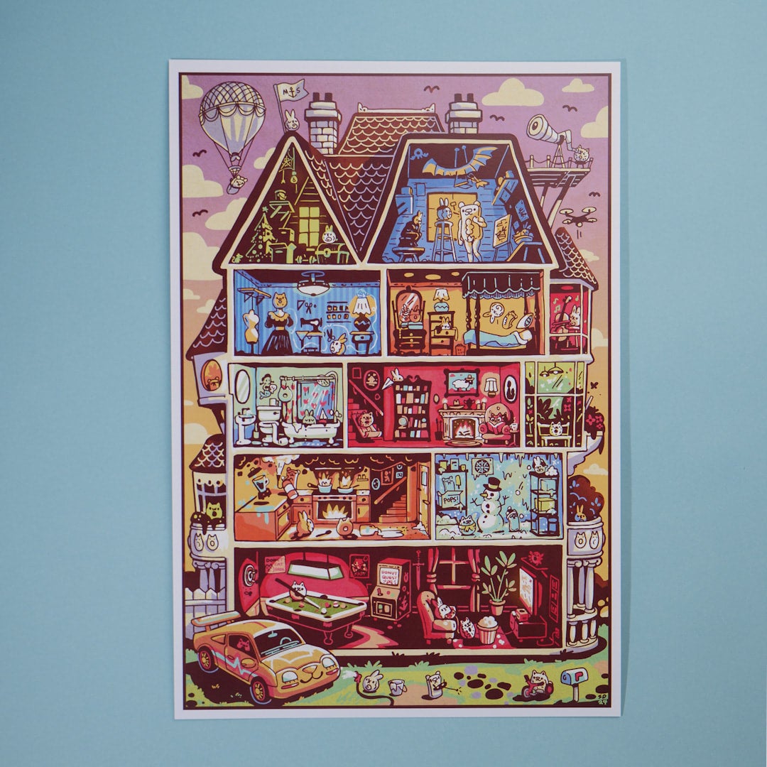 Pastry Pet Playhouse - Poster - by Stephen Dye | MarninSaylor